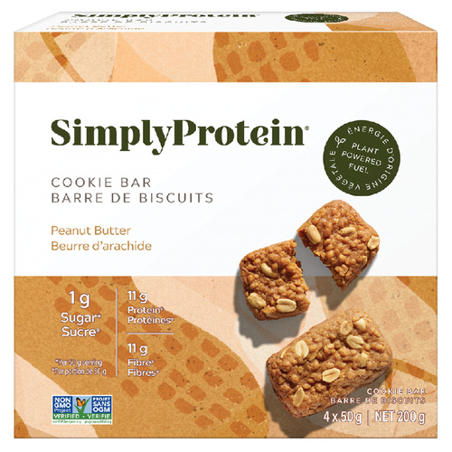 Buy Simply Protein Cookie Bar Peanut Butter 4 x 50 g | Sobeys Inc.