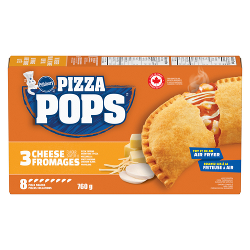 Buy Pillsbury Pizza Pops Frozen Pizza Snacks 3 Cheese Flavour 760 g ...