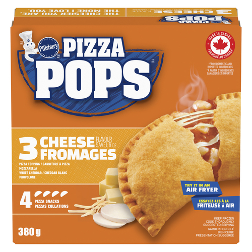 Buy Pillsbury Pizza Pops Frozen Pizza Snack 3 Cheese 380 g | FreshCo