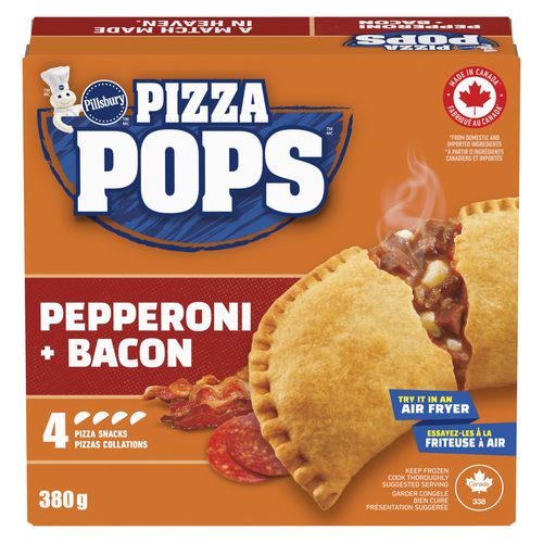 Buy Pillsbury Pizza Pops Frozen Pizza Snack Pepperoni + Bacon 380 g ...