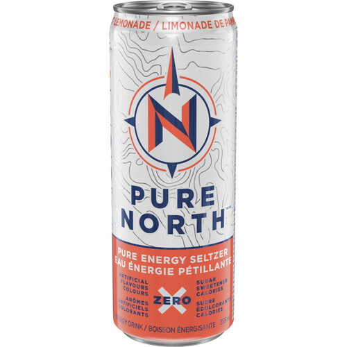 Buy Pure North Energy Drink Grapefruit Lemonade 355 ml (can) | Sobeys Inc.