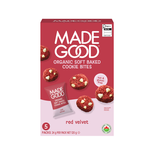Buy MadeGood Mini Cookies Soft Baked Red Velvet 5 Pack | Sobeys Inc.