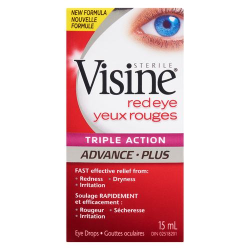 Buy Visine Eye Drops Advance Triple Action 15 ml | Safeway Canada