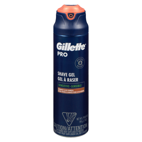 Buy Gillette Pro Shave Gel Sensitive 198 g | Safeway Canada
