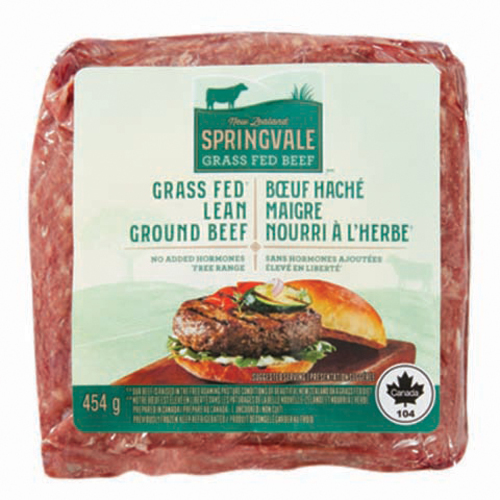 Buy Springvale Grass Fed Ground Beef Lean 454 g | FreshCo