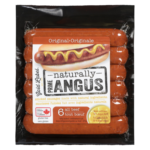 Buy Gold Label Classic All Beef Smoked Sausage 375 g | FreshCo