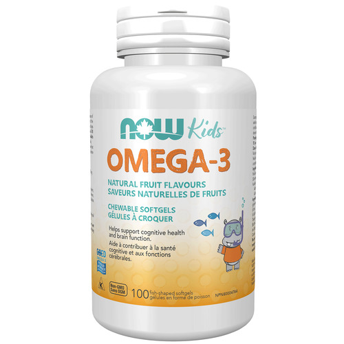 Buy Now Kids Omega-3 Fish-Shaped Softgels Natural Fruit Flavours 90 ...