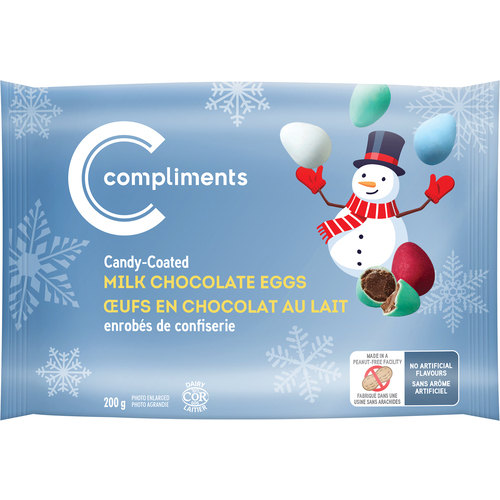 Buy Compliments Winter Milk Chocolate Eggs Candy Coated 200 g | Sobeys Inc.