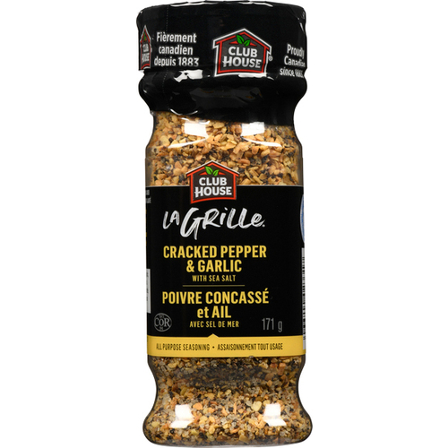 Buy Club House La Grille Seasoning Cracked Pepper & Garlic With Sea ...