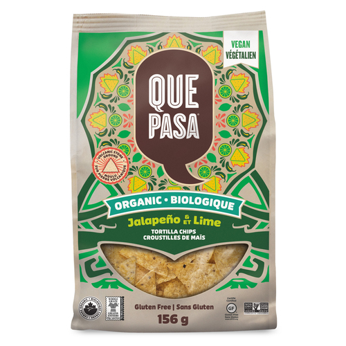 Buy Que Pasa Organic Tortilla Chips Jalapeno Lime 156 g | FreshCo