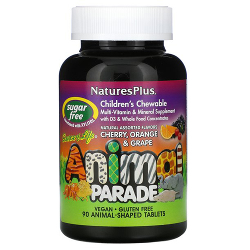 Buy NaturesPlus Animal Parade Kids Chewable Multivitamin Tablets ...