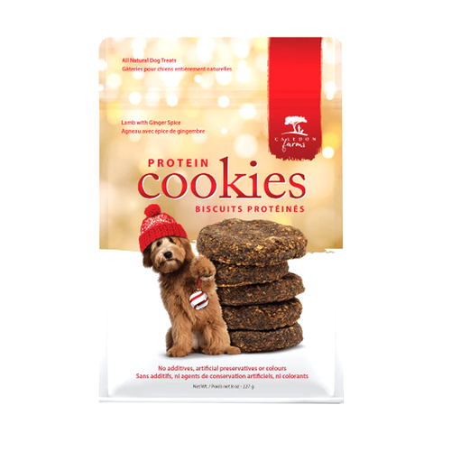 Buy Caledon Farms Holiday Dog Protien Cookies Gingerbread & Lamb 224 g ...