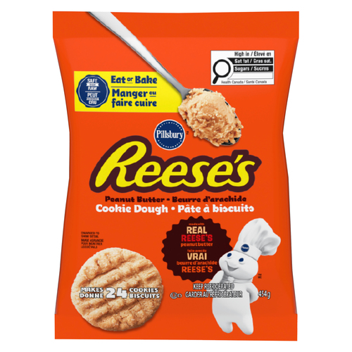 Buy Pillsbury Cookie Dough Reese Peanut Butter 24 Cookies 260 g ...