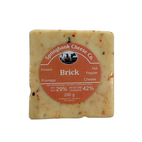 Buy Springbank 29% Brick Cheese Hot Pepper 200 g | Sobeys Inc.