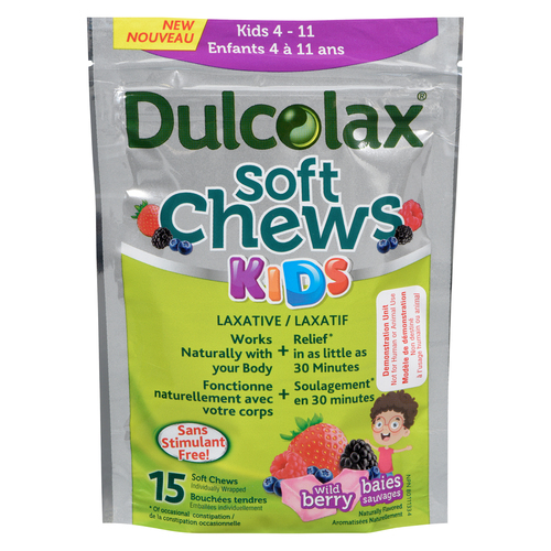 Buy Dulcolax Kids Laxative Soft Chew Wild Berries 15 EA | Sobeys Inc.