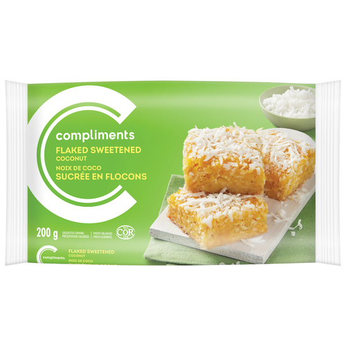 Buy Compliments Coconut Sweetened Flaked 200 g | Sobeys Inc.