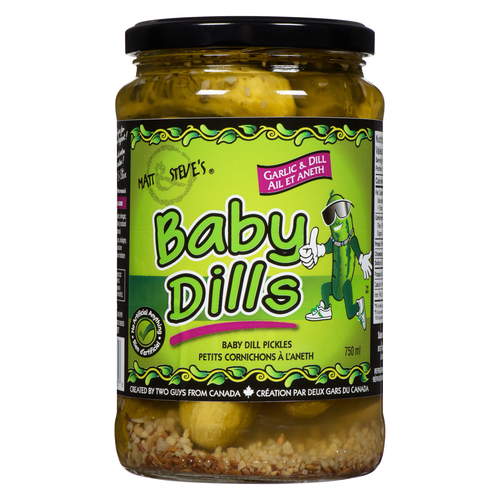 Buy Matt & Steve's Baby Dill Pickles Garlic & Dill 750 ml | Safeway Canada