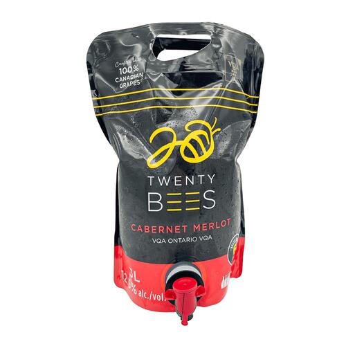 Buy 20 Bees Cab Merlot Vqa Bib Wine 3 l | FreshCo