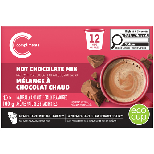 Buy Compliments Hot Chocolate Mix Cups 12 Count | Safeway Canada