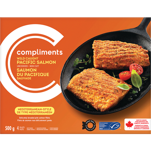 Buy Compliments Frozen Wild Caught Pacific Salmon Mediterranean-Style ...