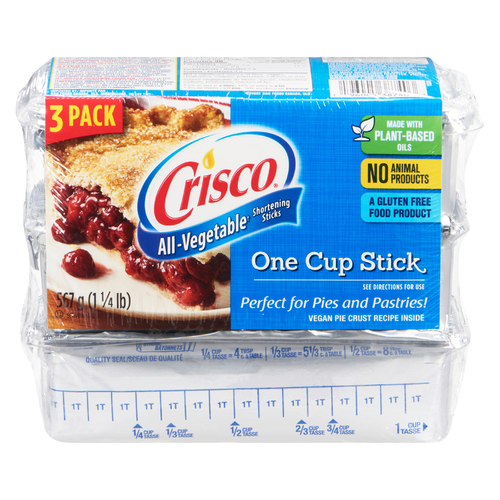 Buy Crisco All Vegetable 3 Pack Shortening 567 g | Sobeys Inc.