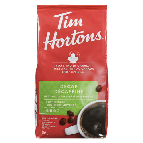 Buy Tim Hortons Decaf Ground Coffee Bag 652 g | Sobeys Inc.