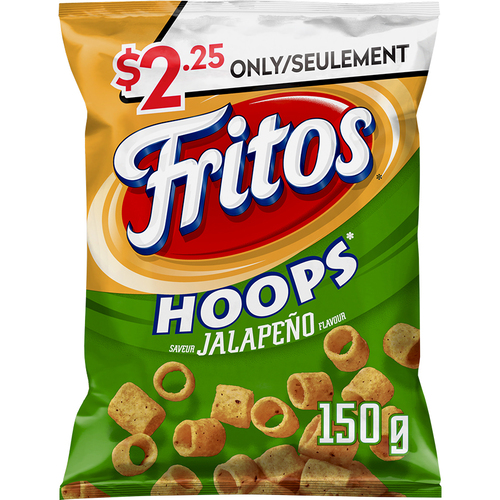 Buy Fritos Hoops Corn Chips Jalapeño Flavour 150 g | Sobeys Inc.