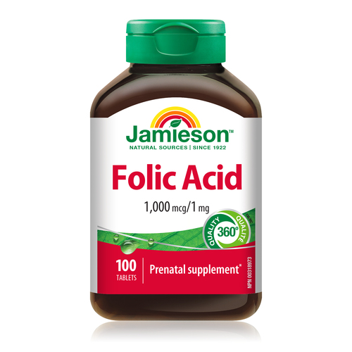 Buy Jamieson Folic Acid 1000 mcg Tablets 100 Count | Safeway Canada