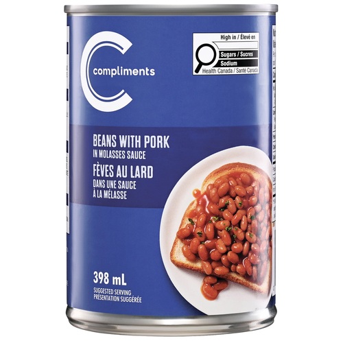 Buy Compliments Canned Beans With Pork In Molasses Sauce 398 ml ...