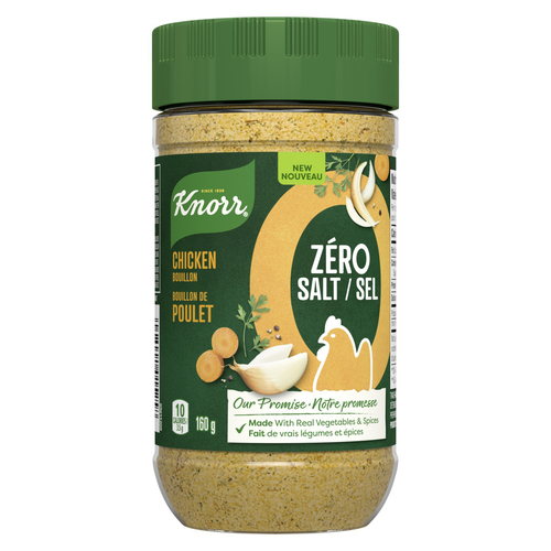 Buy Knorr Zero Salt Bouillon Powder Chicken 160 g | Sobeys Inc.